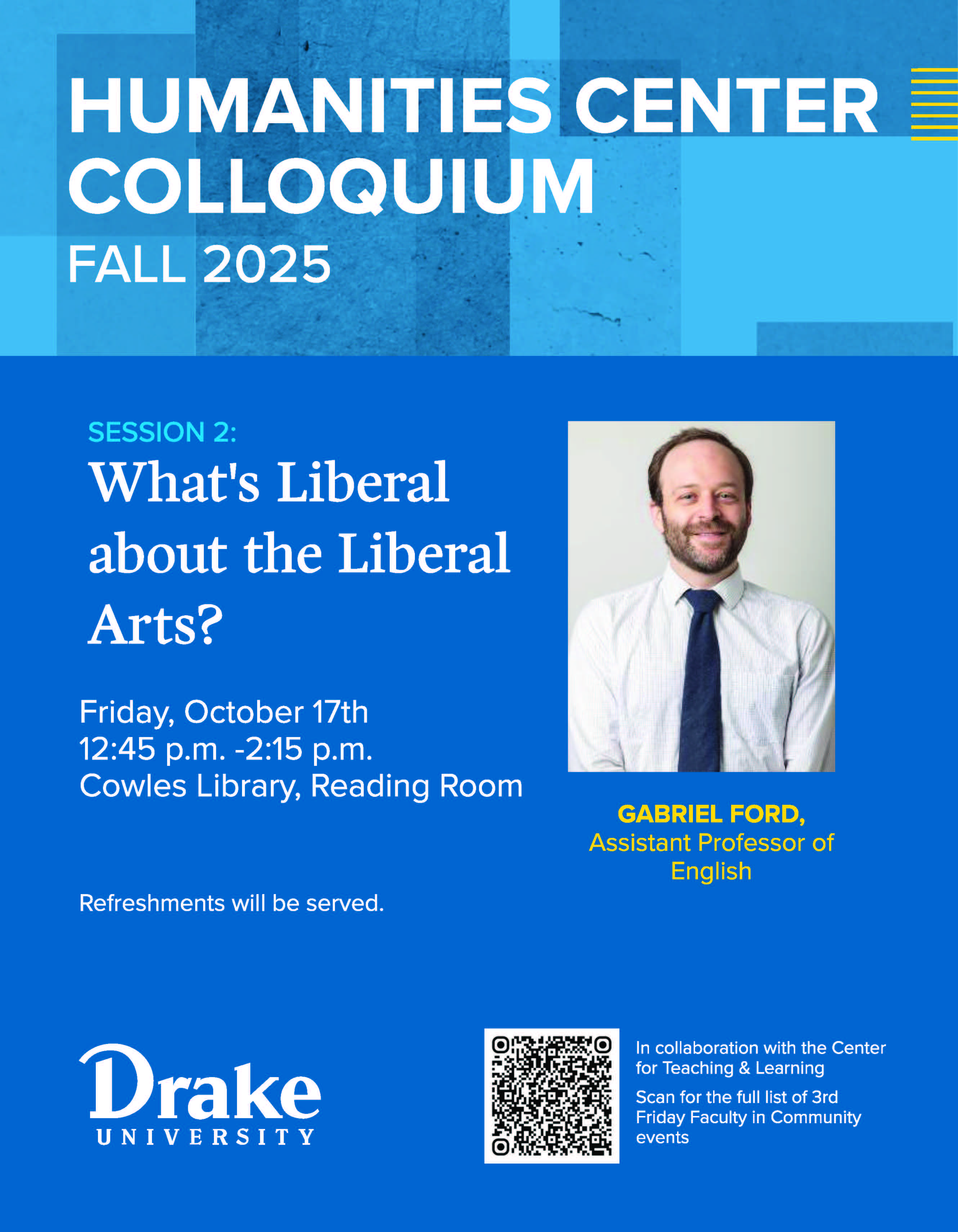 Humanities Colloquium Series | Drake University